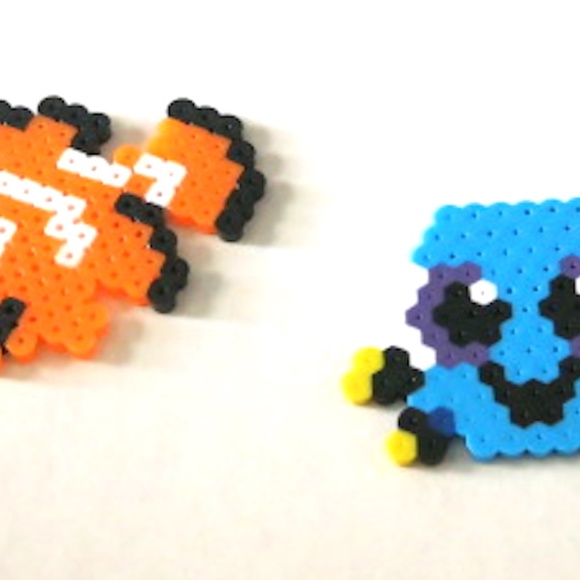 Perler Beads | Other | Perler Beads Set Of 2 Baby Dory Nemo | Poshmark